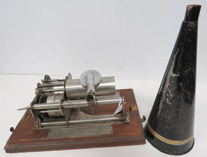 2 Columbia Cylinder Phonograph Recorders