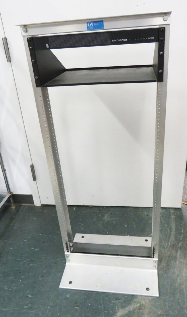 CHATSWORTH ALUMINUM RACK SYSTEM FOR SECURITY/STEREO.