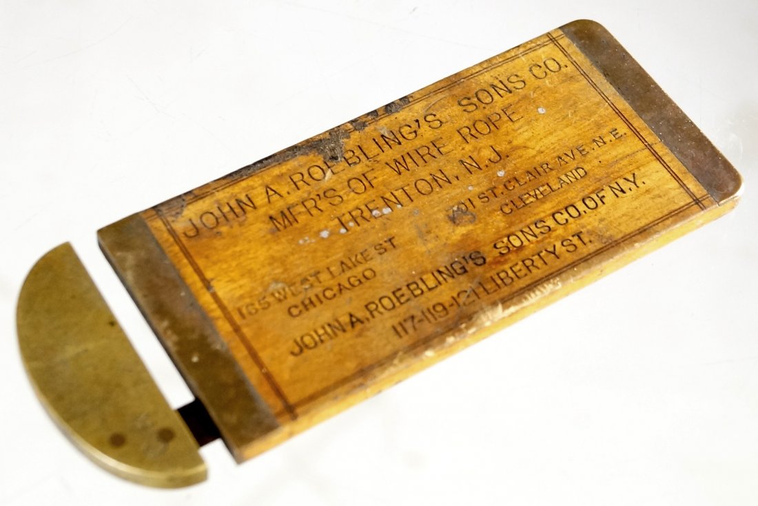 Vintage John A. Roebling, Sons & Co., Mfr's Of Wire