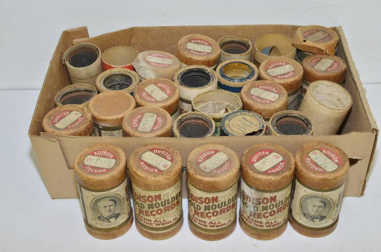 Lot Assorted Edison Victrola Cylinders