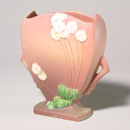 Roseville Primrose Vase, Pink, 765 8, I