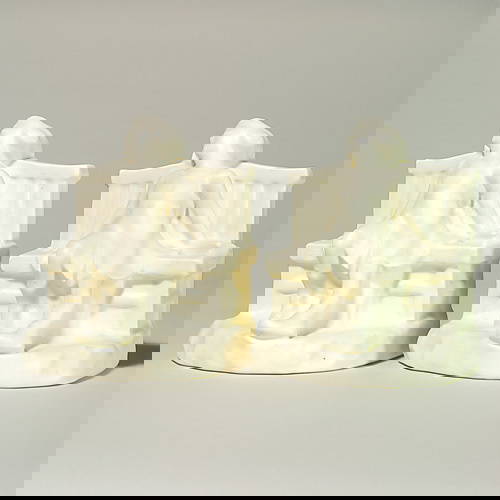 Rookwood Girl On Bench Bookends, Ivory,51/2" Repa