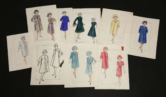 Thirteen Norman Hartnell Designs For H.m. The Quee