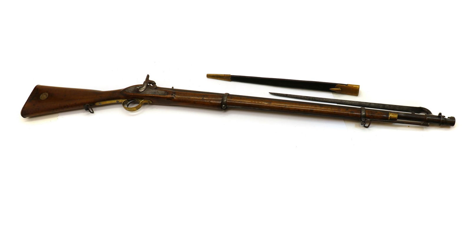 An Enfield Two Band Percussion Musket,