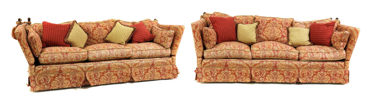 A Pair Of Knowle Type Sofas By Guild Peter