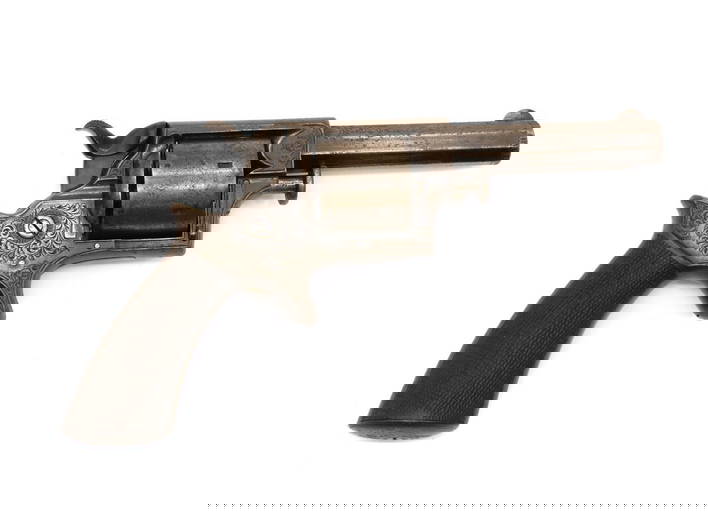 A 0.320 Rim Fire Tranter Seven Shot Revolver