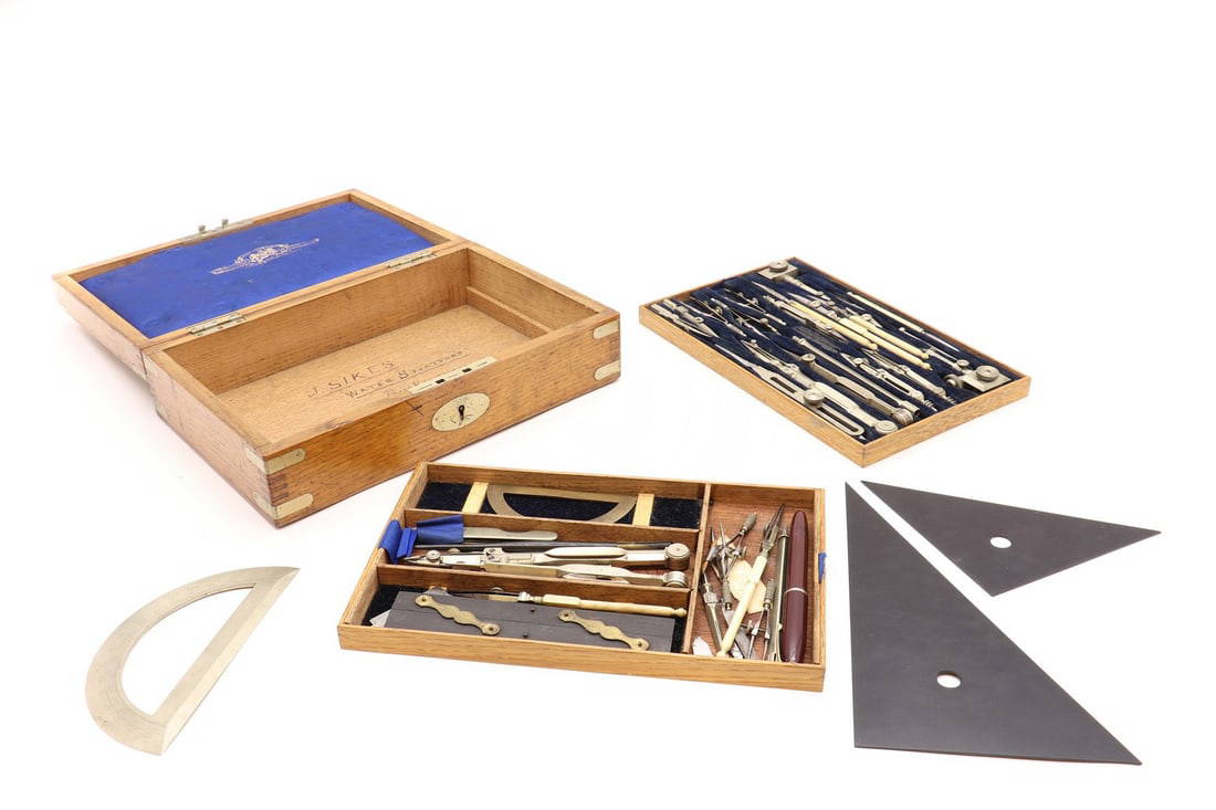 A Set Of Stanley Drawing Instruments Auction