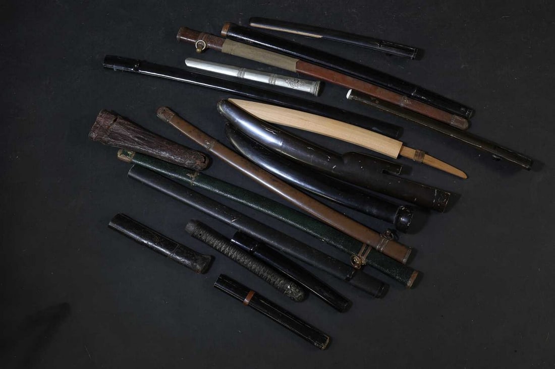 A Collection Of Japanese Scabbards And Other Examples, Auction