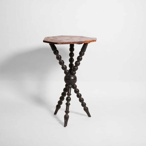 An Ebonised Victorian 'gypsy' Table,