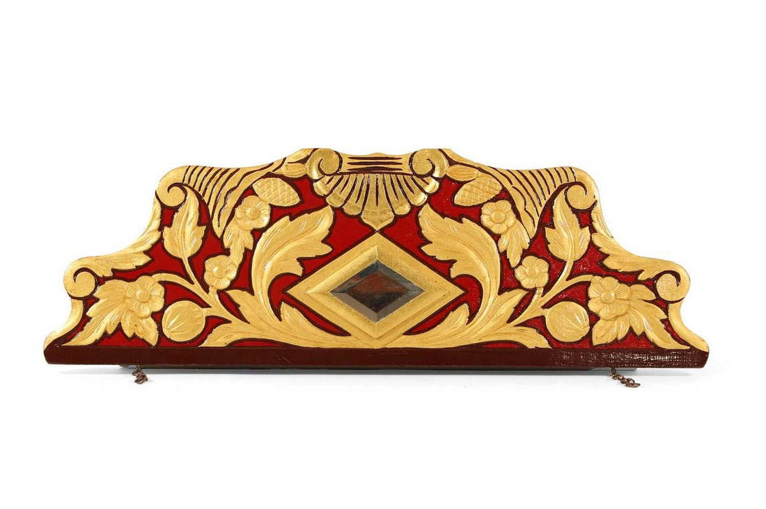 A Fairground Double-sided Carved And Painted Dropper Panel By F Savage ...