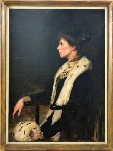 John Dirk Bowie Arsa (1860 1914), Portrait Of Mrs Alexa