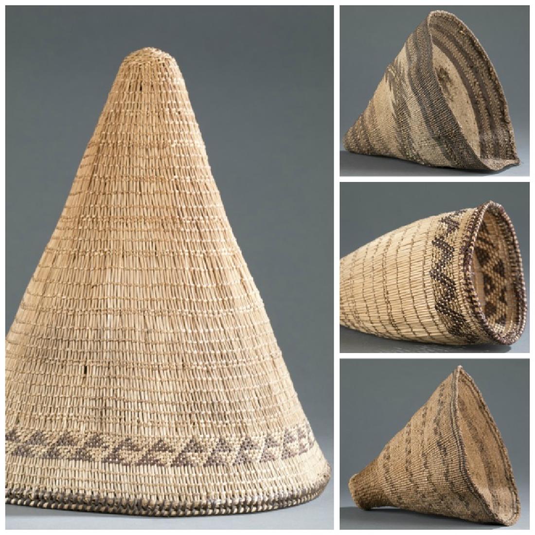 4 California Burden Baskets. 20th Century.