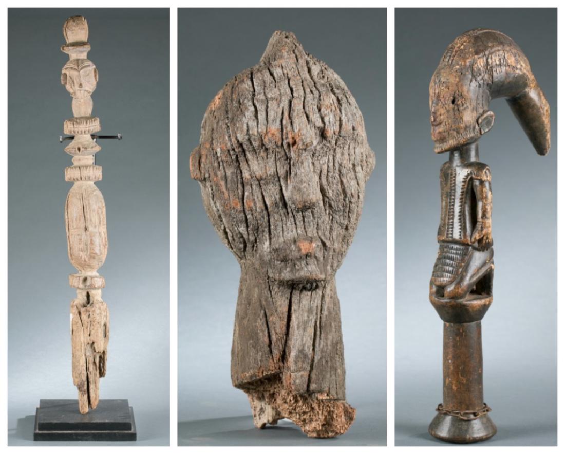 3 West African Objects. 20th Century.