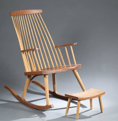 Thomas Moser, Gloucester rocker & stool. 1995. - Jun 03, 2017 | Quinn's ...