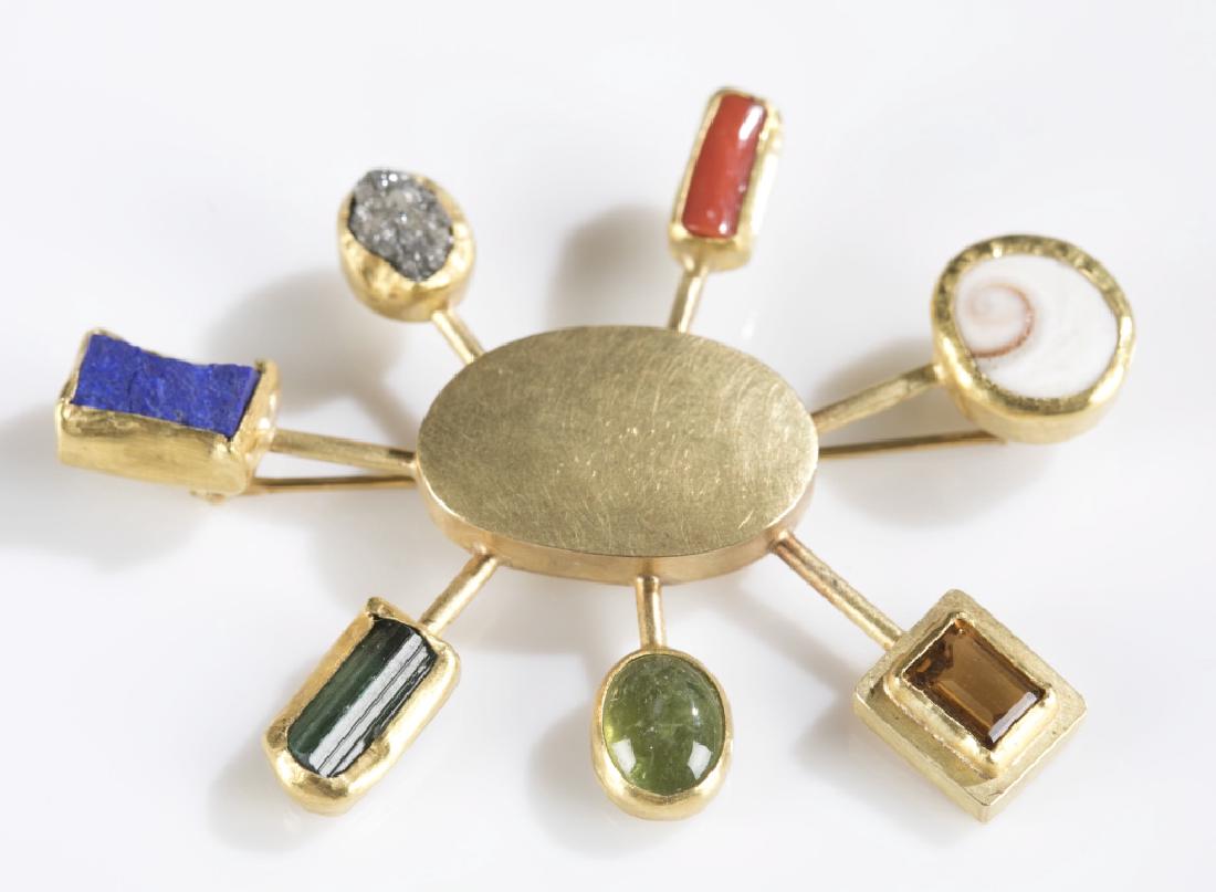 Petra Class 18k & 22k gold brooch w/stones. - Jun 03, 2017 | Quinn's ...