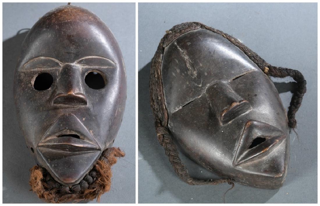 2 Dan Masks. 20th Century.