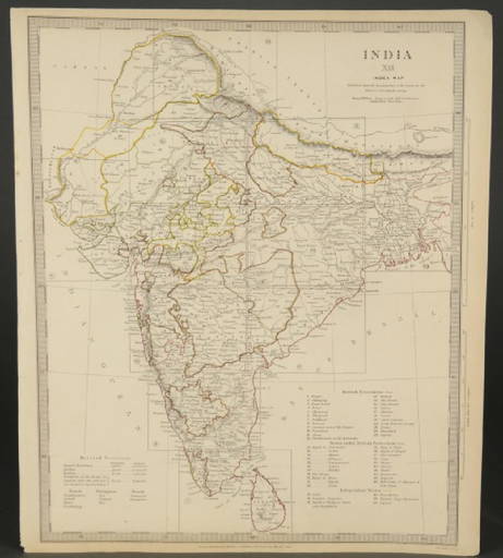 10 Maps Of India. 1831 1835.