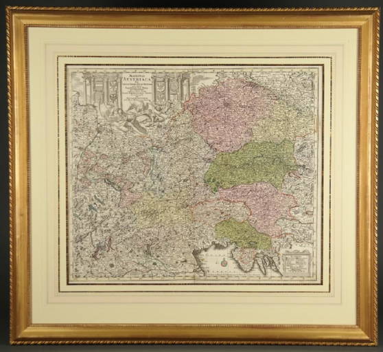 6 Maps Incl: Seutter. Majestas Austriaca...