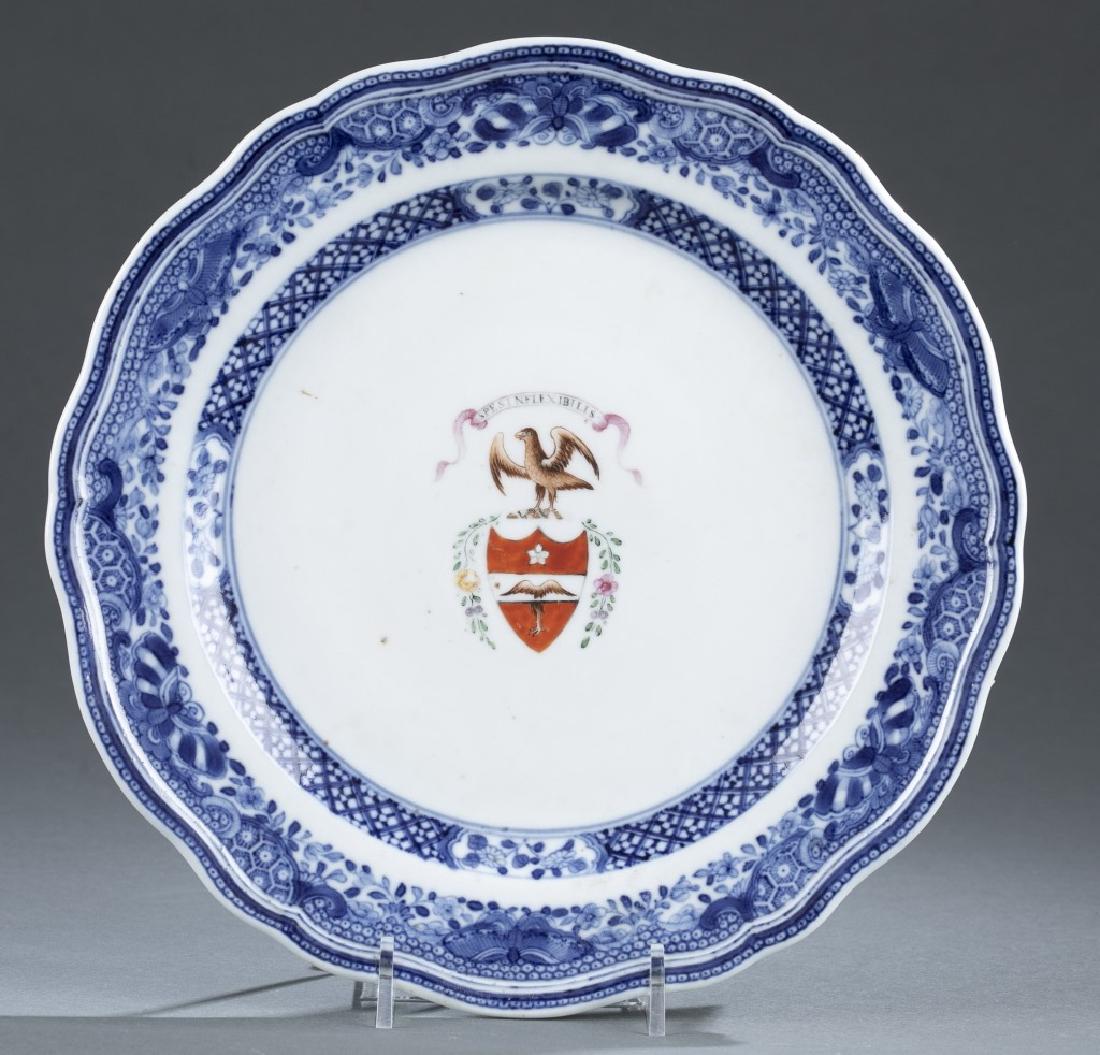 Chinese export armorial plate. - Jun 09, 2018 | Quinn's Auction ...