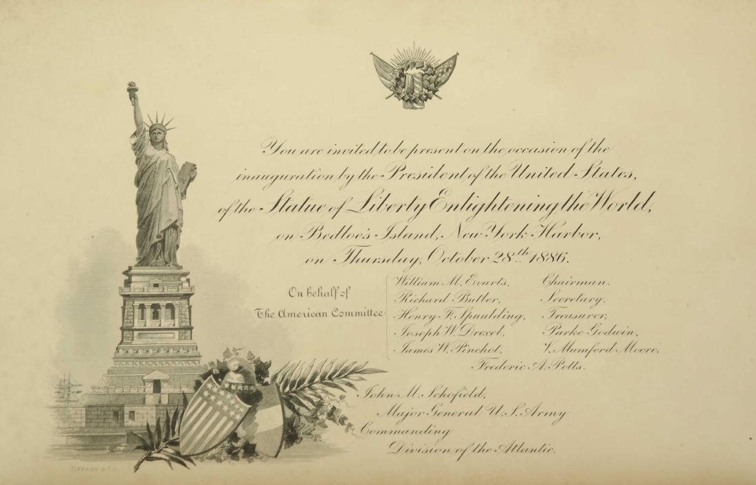 Inauguration Of The Statue Of Liberty... NY: 1887.