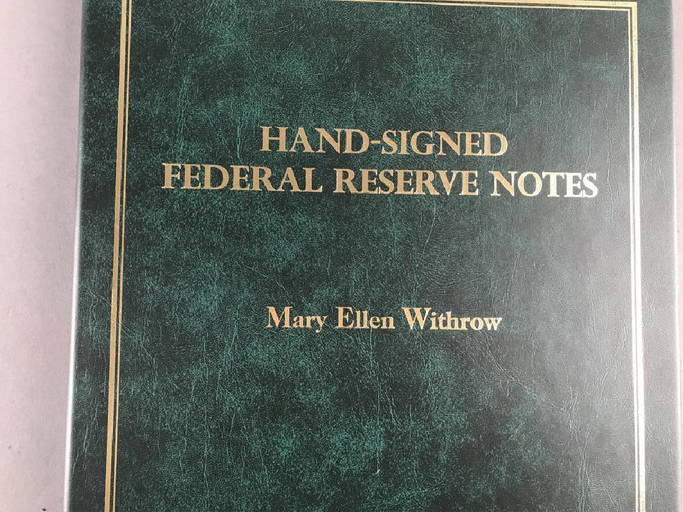 Mary Ellen Withrow $1 And $2 Uncut Currency Blocks