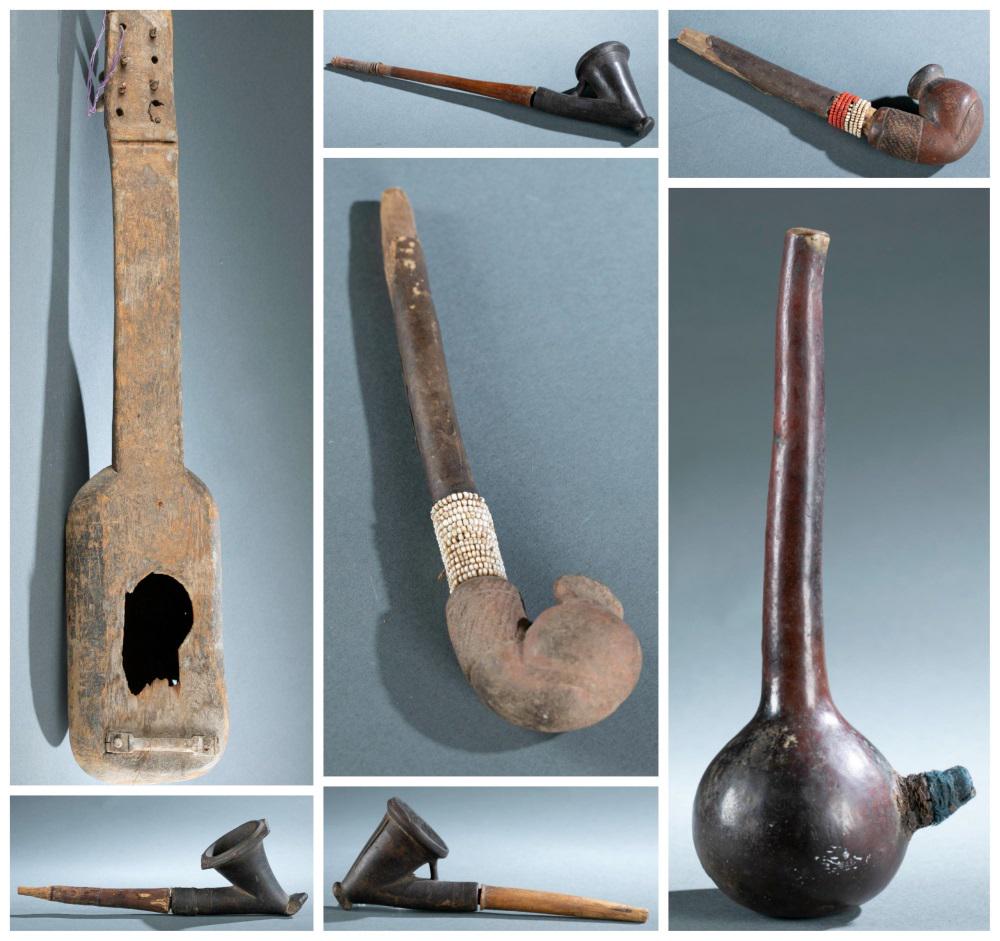 7 Ethnographic Pipes & Lutes. 20th c. - Nov 09, 2019 | Quinn's Auction ...