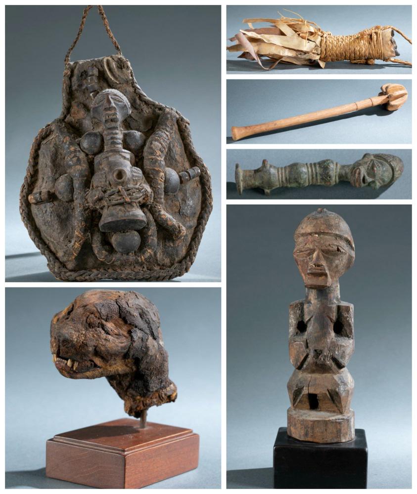 6 Figures and Utilitarian Objects. 20th c. - Nov 09, 2019 | Quinn's ...