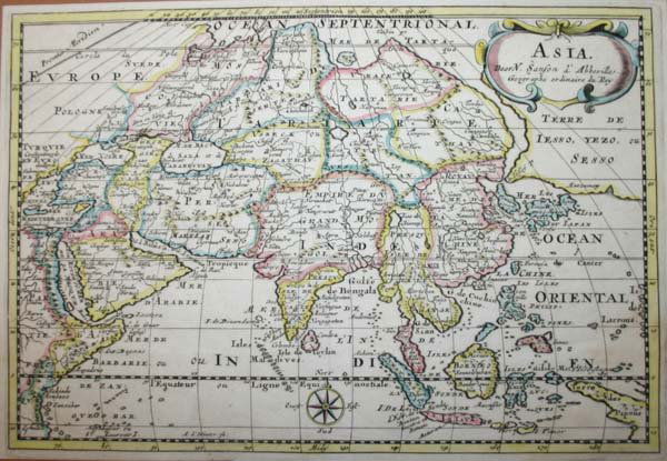 4 Maps, Late 1600s Later 1700s, Russia/asia.