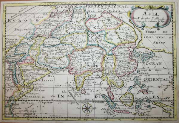 4 Maps, Late 1600s Later 1700s, Russia/asia.