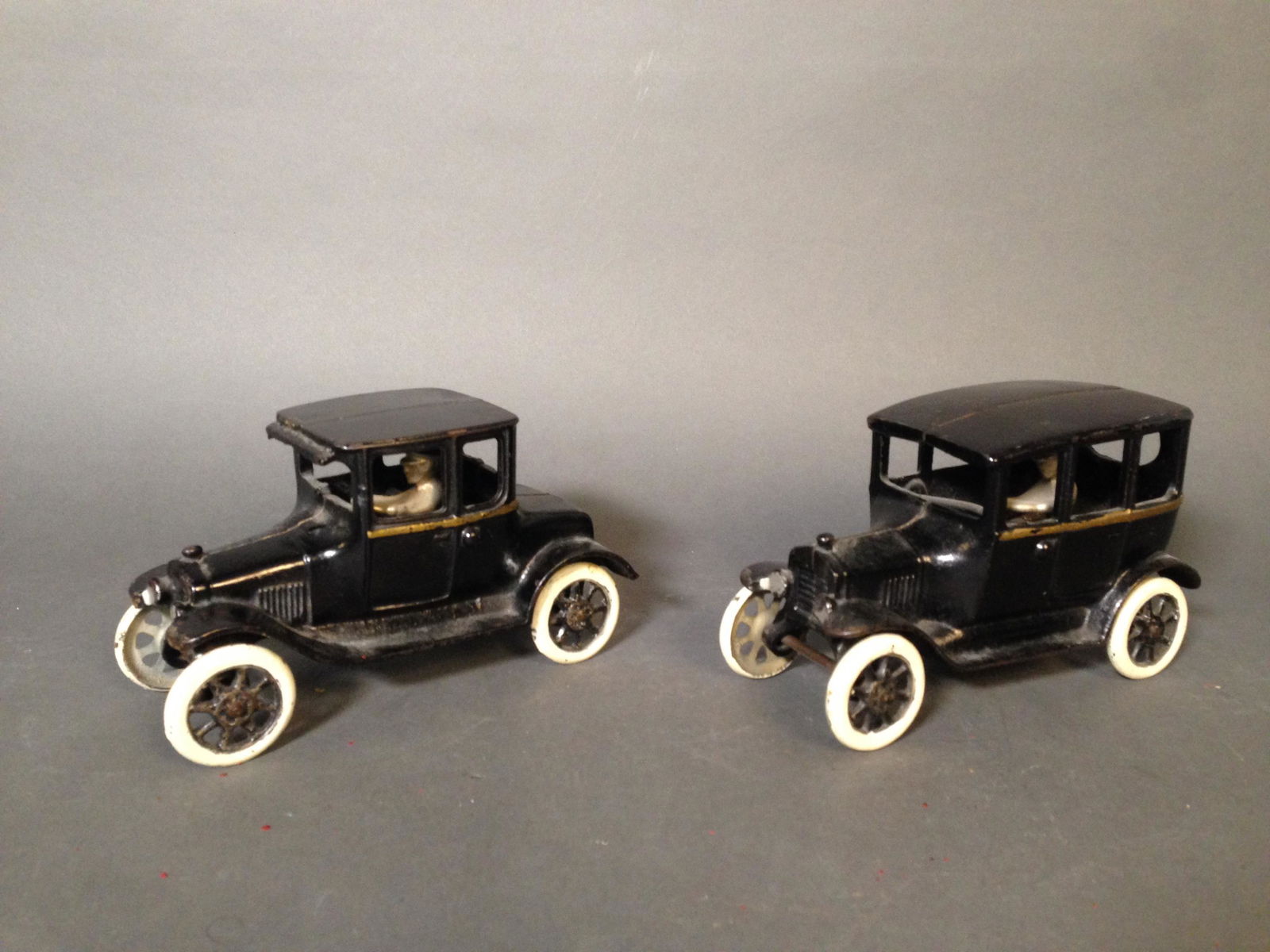 Pair Arcade Cast Iron Ford Model T Toy Car - Feb 12, 2020 | Quinn's ...