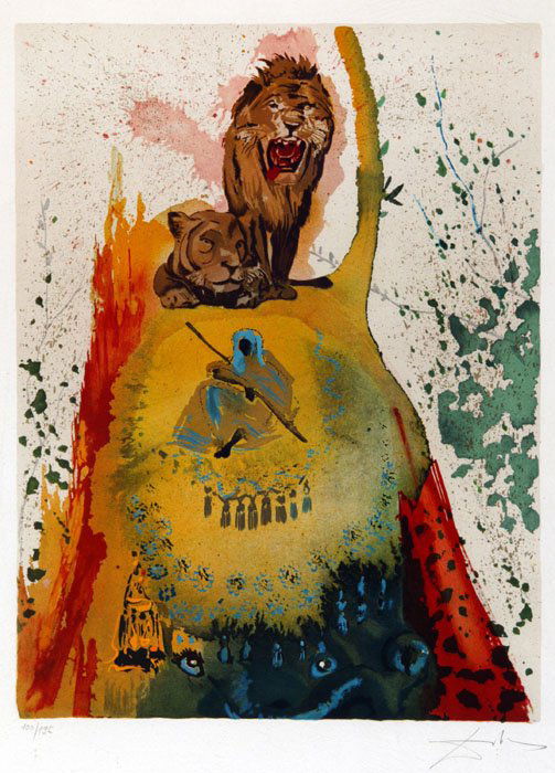 25: Salvador Dali: ''Lion,'' 100/195