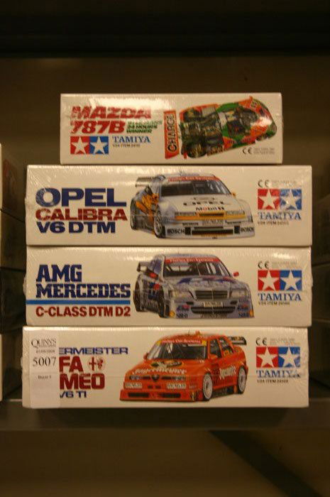 5007: Group of 4 Model Kits. Tamiya, Mazda 787B "91
