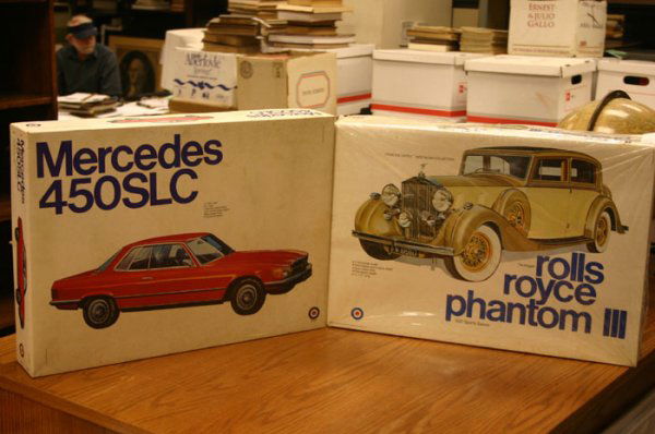 5063: Two Entex model kits. Entex, Rolls Royce Phan