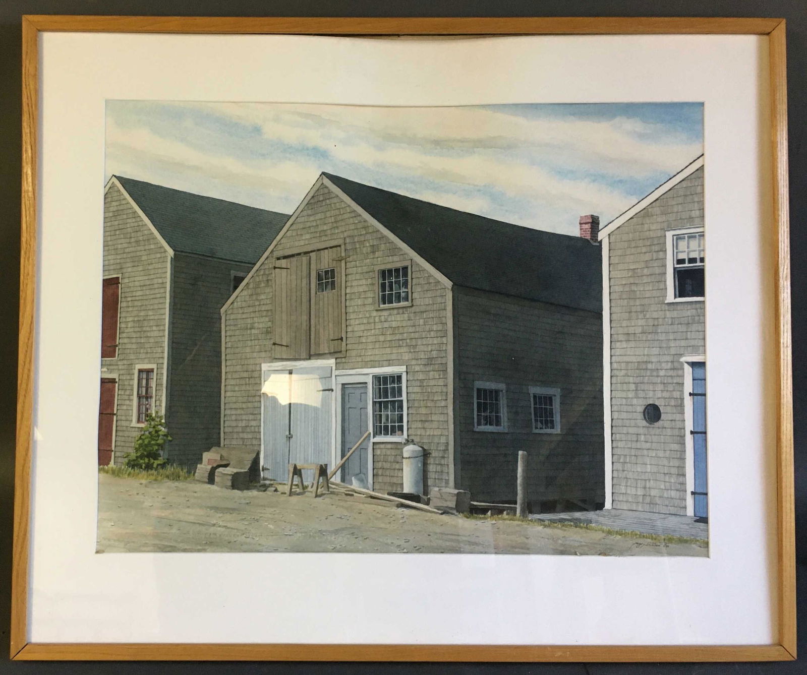 Gregory Dunham. Watercolor of a house. 1988. - Apr 15, 2020 | Quinn's ...
