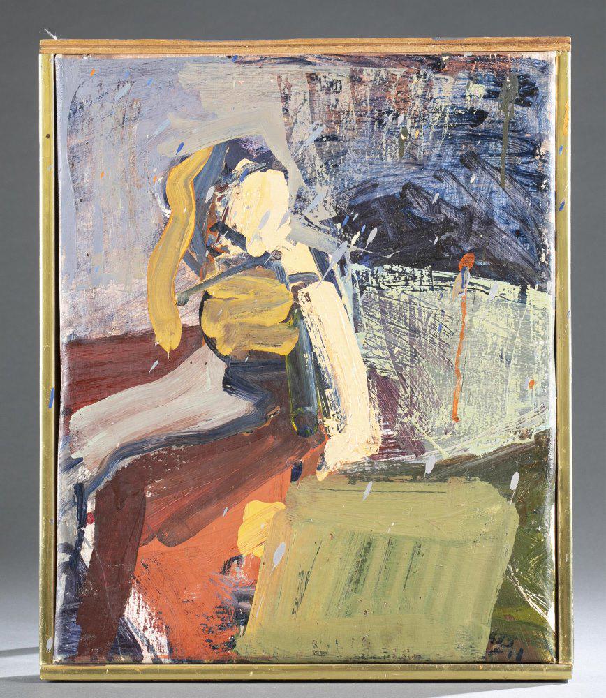 Merton Simpson, Seated Figure, 20th c., O/C. - Jun 27, 2020 | Quinn's ...