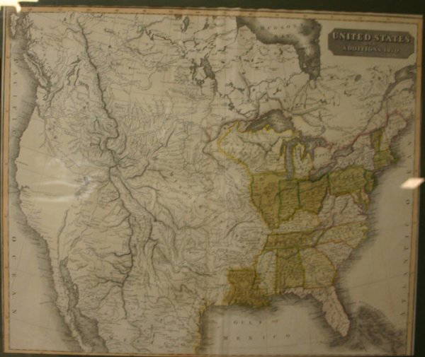 Thomson Map, United States And Additions, 1820.