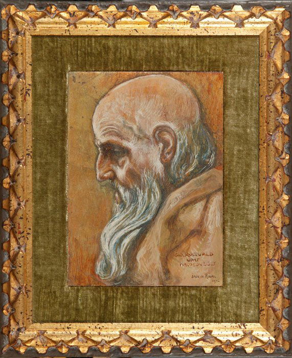 254: Jan De Rosen Oil on panel Portrait St. Romuald