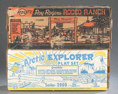 Marx Prehistoric Playset In Original Box