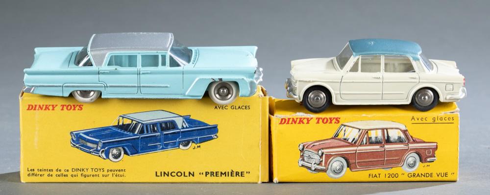 2 Vintage French Dinky Toys With Original Boxes.