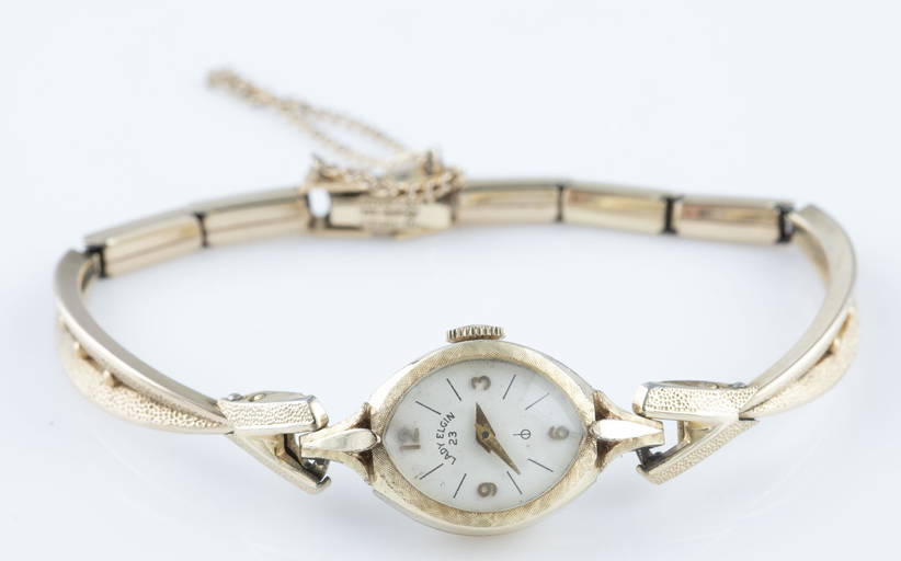 Lady Elgin 23 14k Gold Watch.