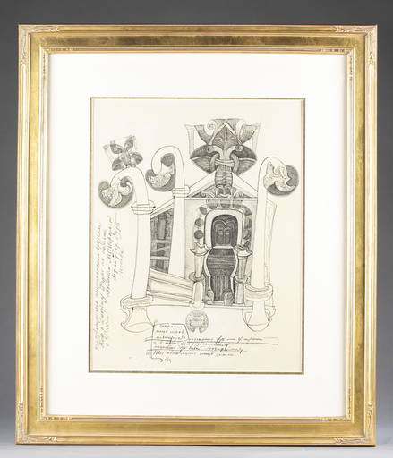 Mikhail Shvartsman, Flying Zion, 1974.