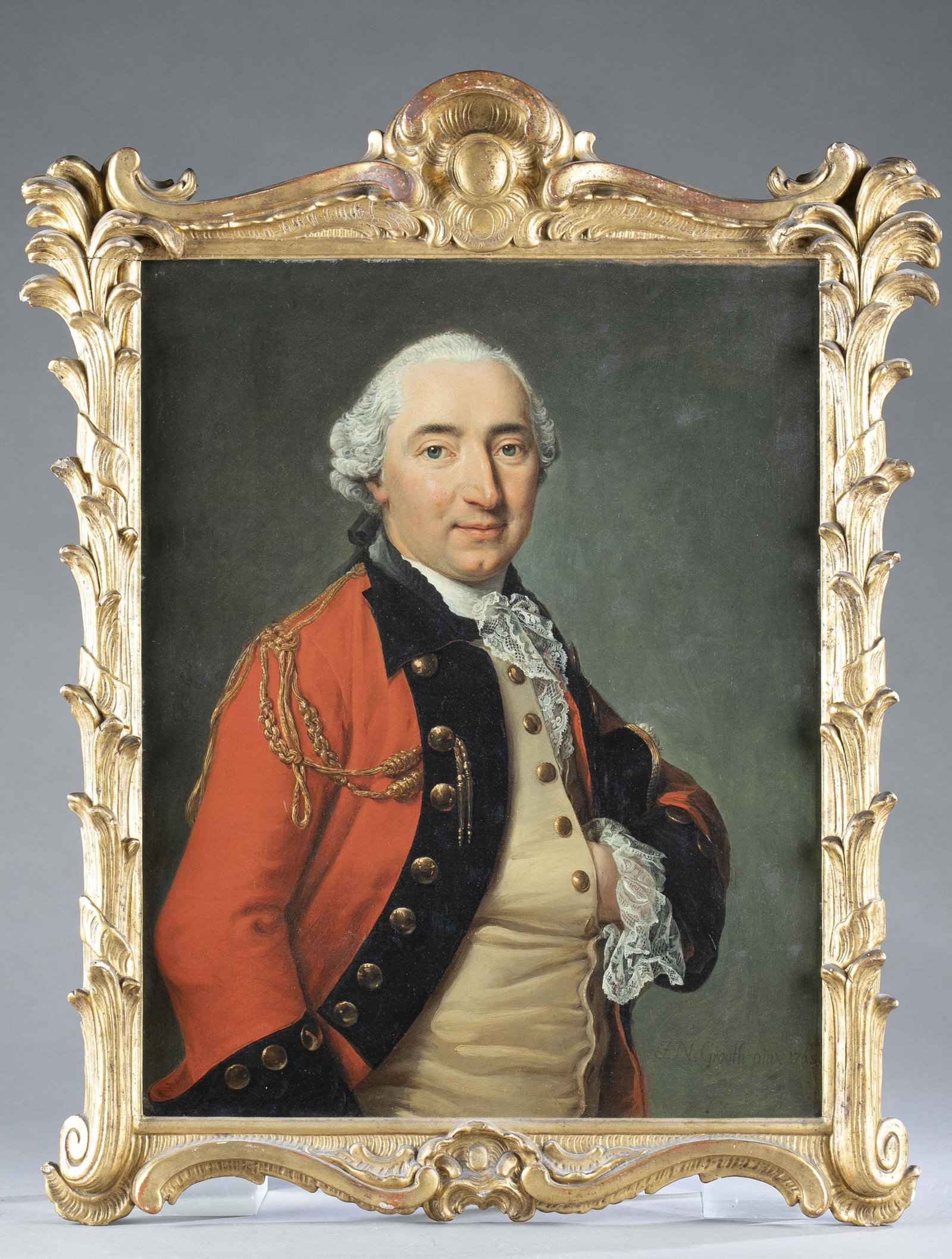 J.n. Grooth, Portrait Of General Cornwallis, 1761.
