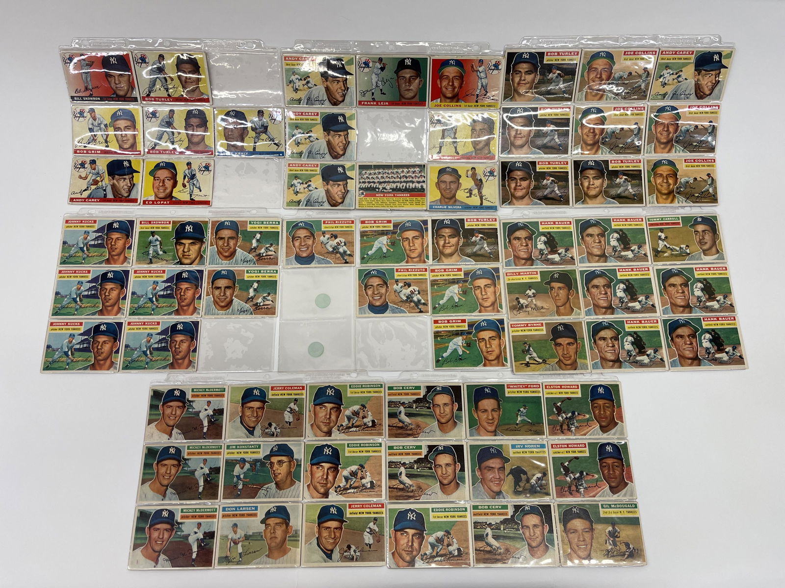 1955-56 Topps Yankees Baseball Cards. (#0051) on Jul 26, 2022 | Quinn's ...