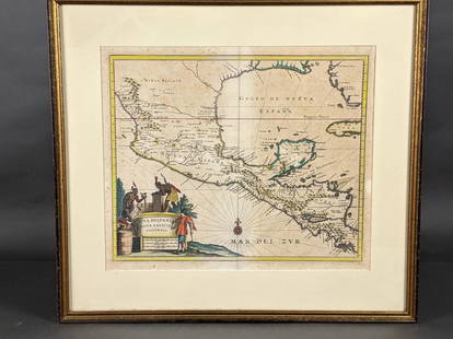 1671 Map By Arnoldus Montanus