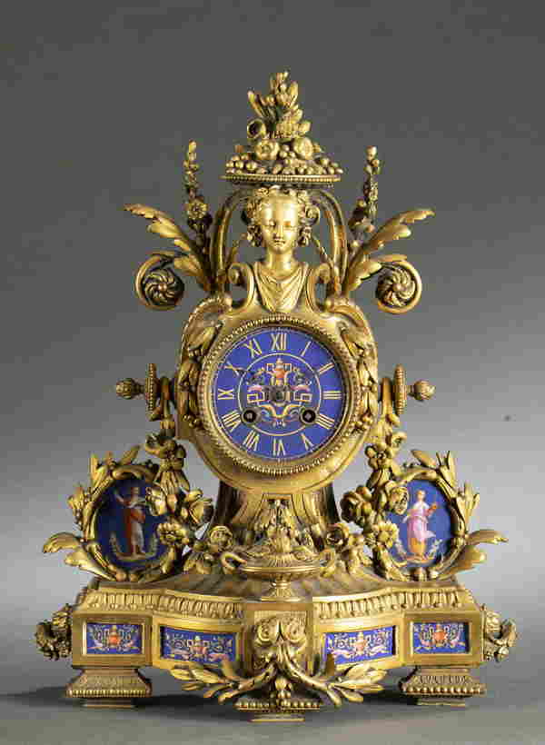 Napoleon III S. Marti mantle clock. (#0039) on Jan 14, 2023 | Quinn's ...