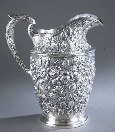 Baltimore repousse sterling pitcher. (#0310) on Jan 14, 2023 | Quinn's ...