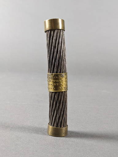 Cyrus W. Field: Transatlantic Cable Segment. 1858.