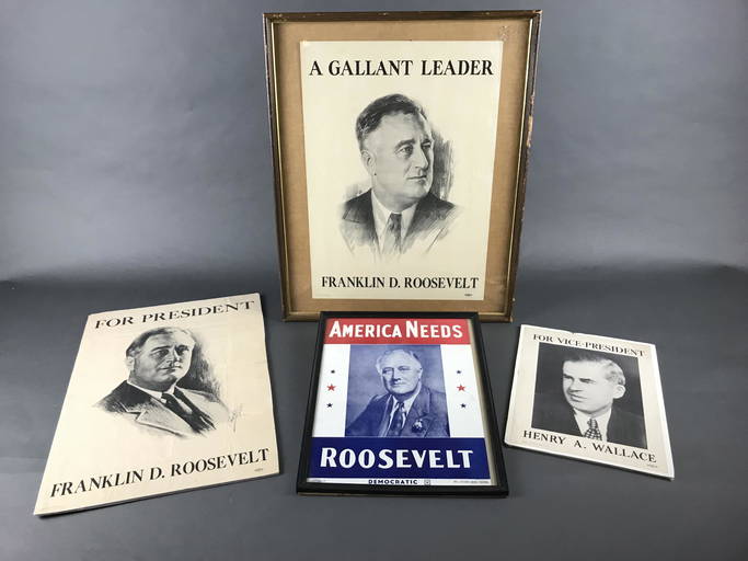 Franklin D. Roosevelt Campaign Posters Edit