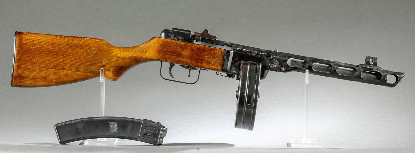Rare Hudson Toy Replica Ppsh 41 Submachine Gun.