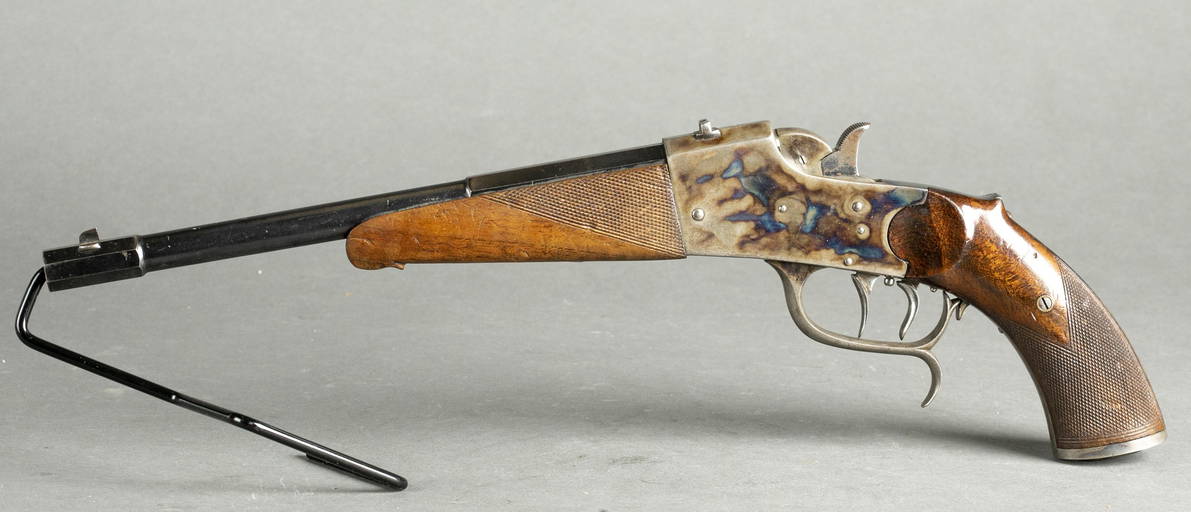 German Flobert Type Target Parlor Pistol, 5.2mm